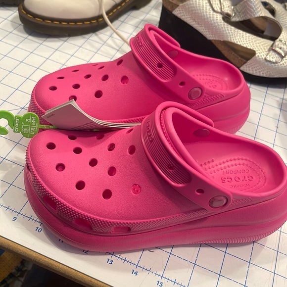 CROCS | Shoes | Crocs Classic Crush Clog Hot Pink | Poshmark